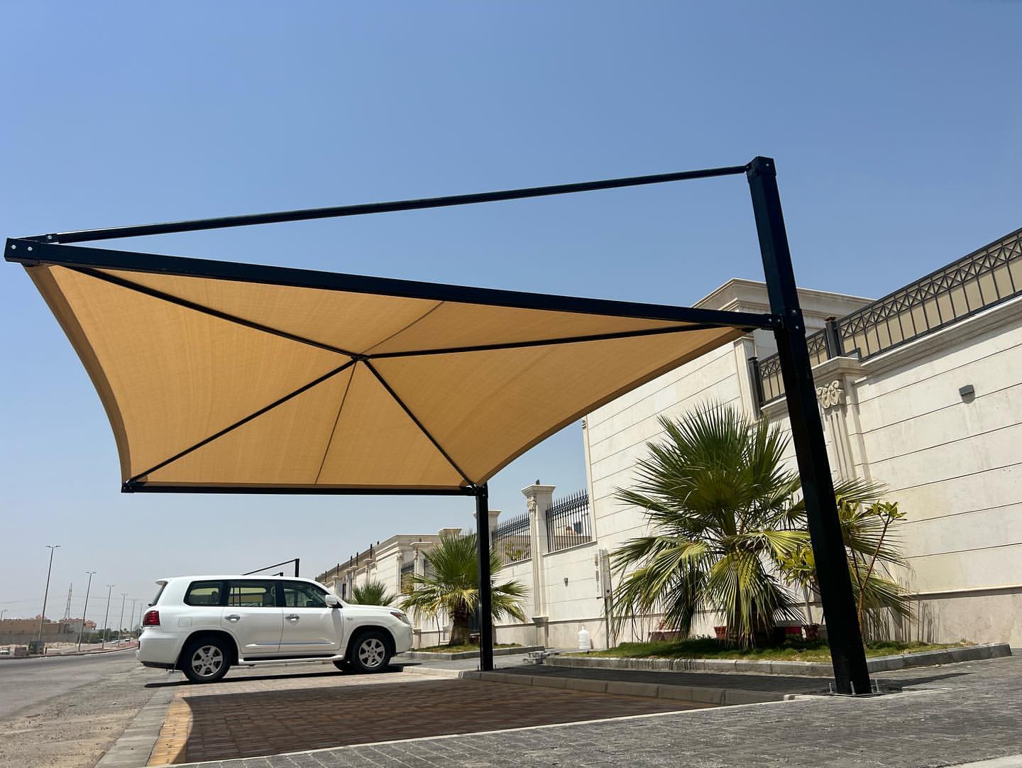 Pyramid Arch Design Parking Shades 2024