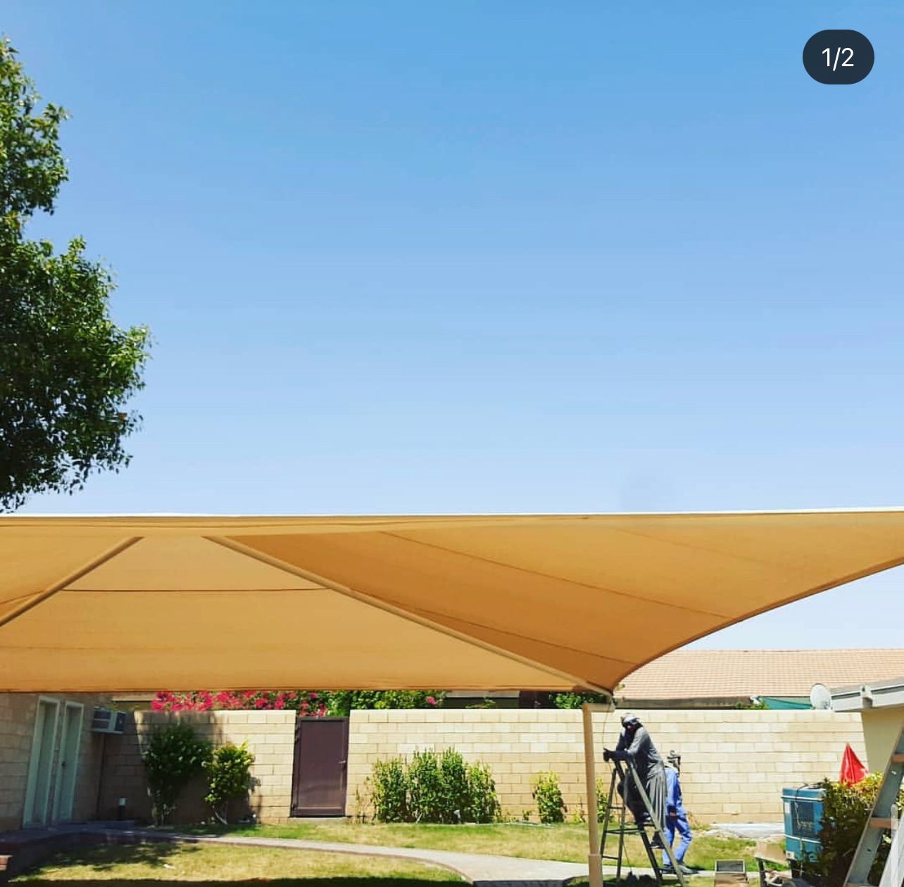 Sail Shades All Types KSA 2024 - Umbrella Parking Shades