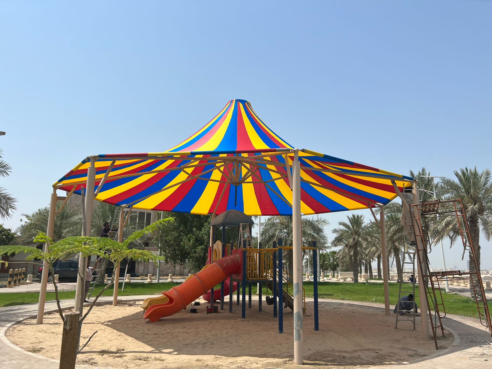 Playground Shades KSA 2024 - Umbrella Parking Shades